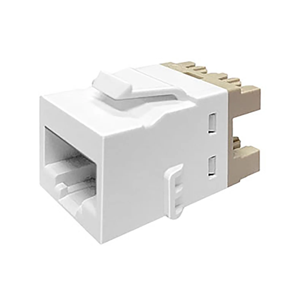 CommScope KJ-Series CAT6 White Network Keystone - AI Monitor