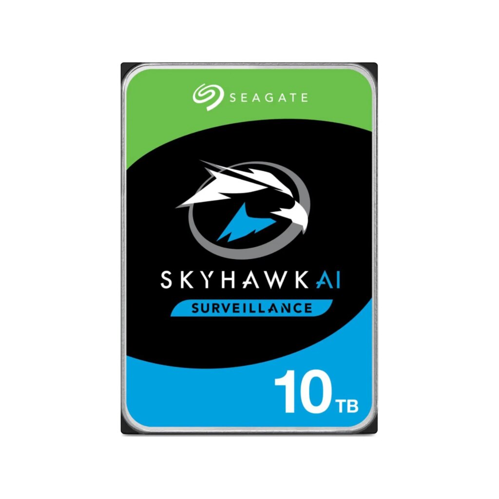 Seagate Skyhawk AI Surveillance 10TB 3.5" SATA Internal HDD - AI Monitor