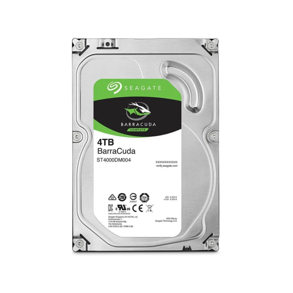 Seagate Barracuda 4TB 3.5" SATA 7mm Internal HDD - AI Monitor